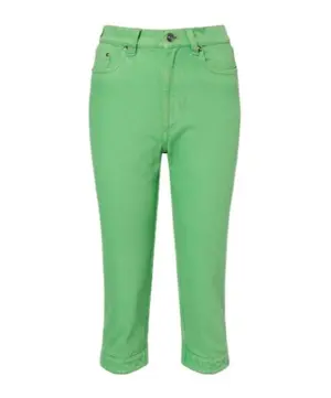 Versace High-rise Capri Jeans