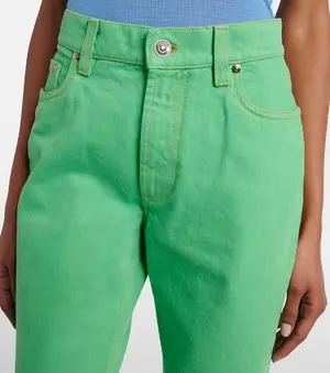 Versace High-rise Capri Jeans