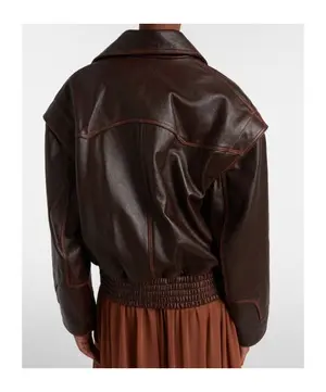 JACQUES WEI Leather Biker Jacket