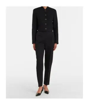 THE ROW Eranza Wool Straight Pants