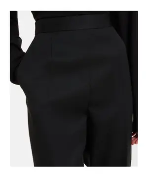 THE ROW Eranza Wool Straight Pants