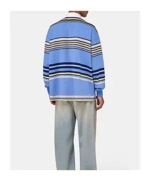 Amiri Long-sleeved Striped Polo Shirt