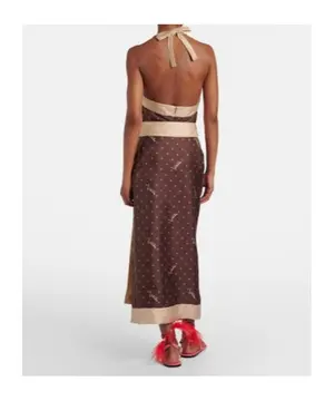 Valentino Garavani Printed Silk Twill Wrap Skirt