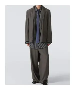 Balenciaga Flowing Striped Poplin Shirt