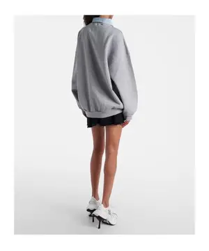 Balenciaga Ceo Team Cotton Fleece Sweatshirt