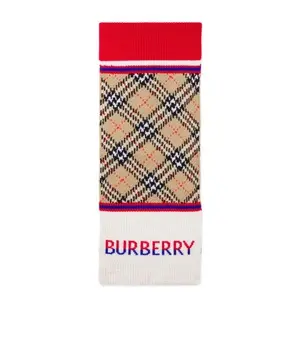 Burberry Check Cotton Jersey T-shirt