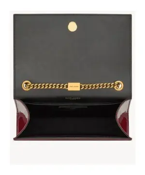 Saint Laurent Kate Logo Plaque Small Shoulder Bag
