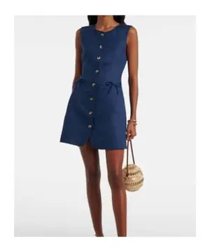 Posse Sabine Linen Mini Dress