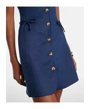 Posse Sabine Linen Mini Dress