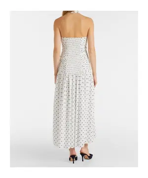 Posse Edie Polka-dot Maxi Dress