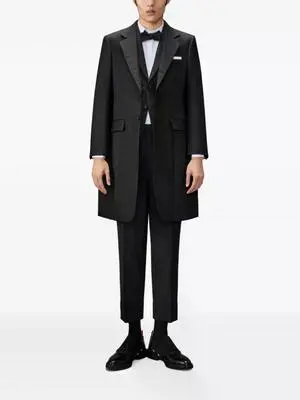 Thom Browne Tailored Overcoat - Black