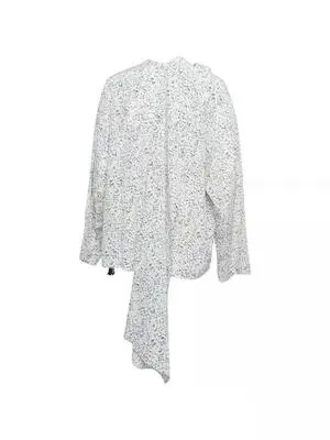 JOSEPH Cannon Mineral-print Silk Top