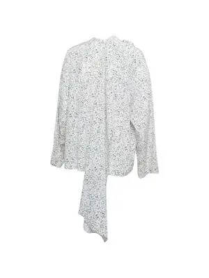 JOSEPH Cannon Mineral-print Silk Top
