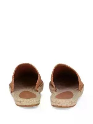 Todd Snyder Woven Design Espadrille Mules