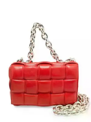 Bottega Veneta Cassette Padded Shoulder Bag - Red