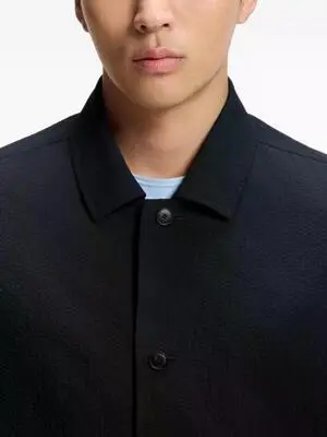BOSS Textured-finish Patch-pocket Jacket