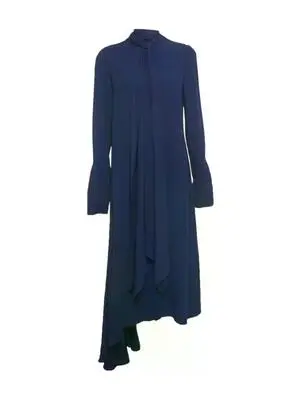 Marni Tie-neck Maxi Dress - Blue
