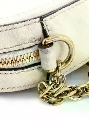 Gucci Ophidia Round Shoulder Bag Mini Crossbody Bag - White
