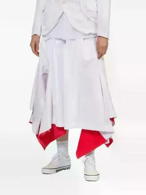 Comme Des Garçons Asymmetrical Ruffled Skirt