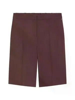 BOSS Dark Textured Shorts - Brown