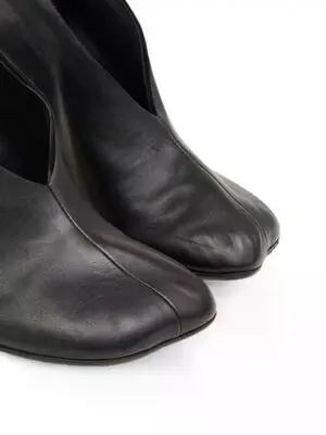 MAISON MARGIELA Nappa Leather Anatomic Court Shoes - Black