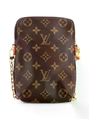 LOUIS VUITTON Monogram Canvas Utility Phone Sleeve Bag