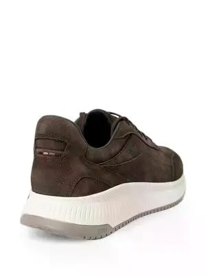BOSS Perforated Suede Sneakers
