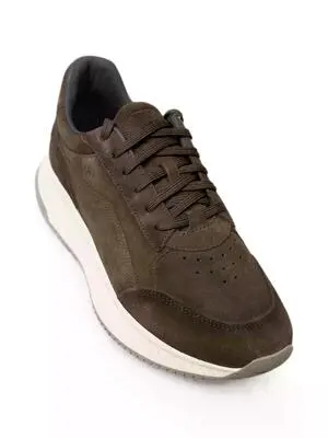 BOSS Perforated Suede Sneakers