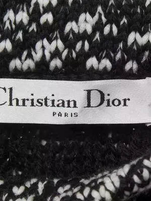Dior Fringed Knit Midi Skirt