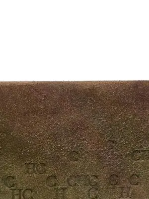 Carolina Herrera Monogram Suede Wallet