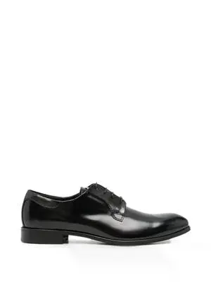 CARLO PIGNATELLI Textured Panel Lace-up Derby Shoes