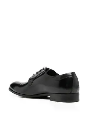 CARLO PIGNATELLI Textured Panel Lace-up Derby Shoes