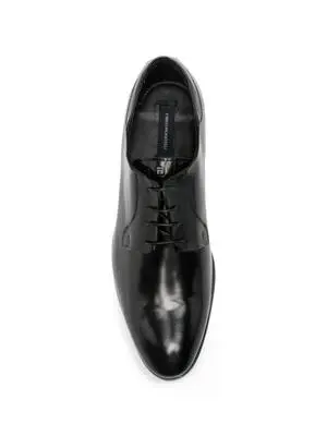 CARLO PIGNATELLI Textured Panel Lace-up Derby Shoes