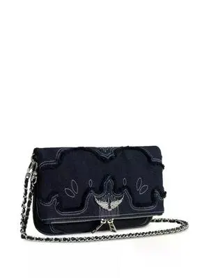 Zadig&Voltaire Rock Denim Clutch
