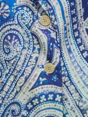 Etro Paisley-print Silk Blazer