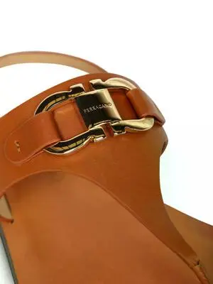 FERRAGAMO Gancini Buckle Slingback Sandals
