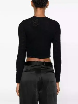Sandro Cropped Button Cardigan
