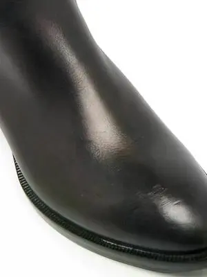 Gucci Ruched Buckle Detail Boots