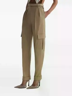 MUGLER Wool Twill Cargo Pants