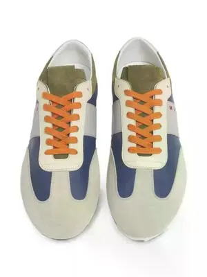 Marni Panelled Suede Sneakers