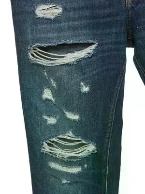 Dolce & Gabbana Distressed Loose-fit Jeans