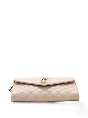 Saint Laurent Monogram Envelope Wristlet Clutch Bag