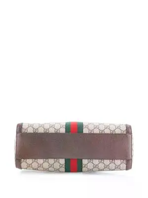 Gucci Ophidia Boston Bag Gg Coated Canvas Medium Satchel