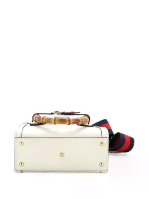 Gucci Diana Mini Bamboo Handle Tote Crossbody Bag - Neutrals