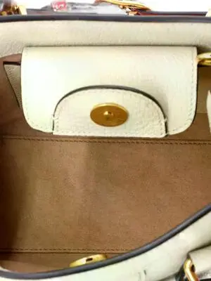 Gucci Diana Mini Bamboo Handle Tote Crossbody Bag - Neutrals