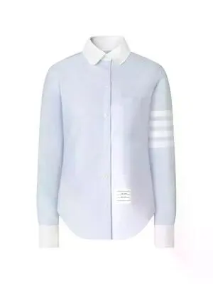 Thom Browne Oxford 4-bar Shirt - Blue