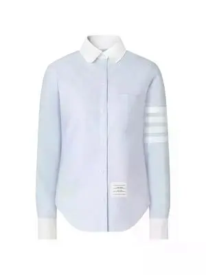 Thom Browne Oxford 4-bar Shirt - Blue