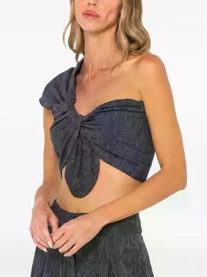 JBQ Pleated Pinstripe Shorts