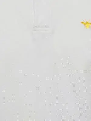 Dior Bee-embroidered Pique Polo Shirt