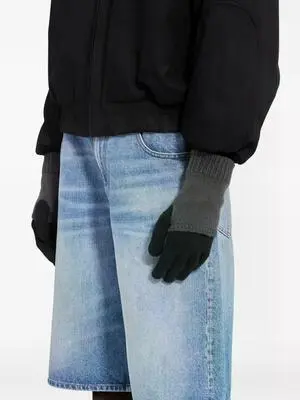 MAISON MARGIELA Two-tone Knitted Gloves